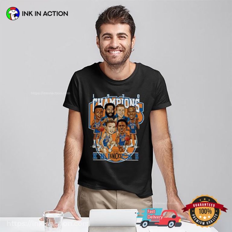 New York Knicks Hardwood Classics 1970 NBA Finals Champions T-Shirt ...