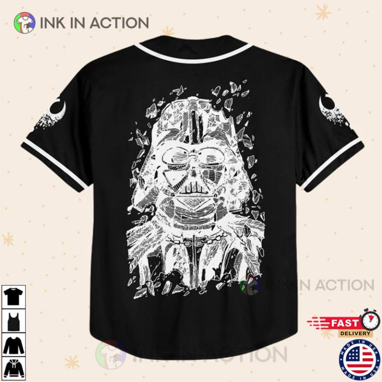 Personalize Star War Team Darth Vader Baseball Jersey - Print your ...