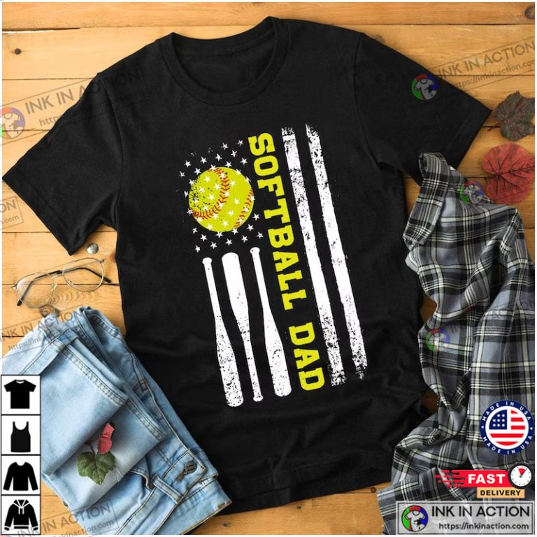 Personalized Softball Dad Shirt, Personalized Softball Mom Shirts - Ink ...