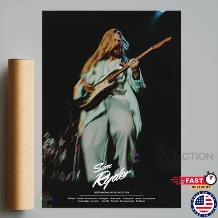 Sam Ryder Tour 2023 Poster - Print your thoughts. Tell your stories.