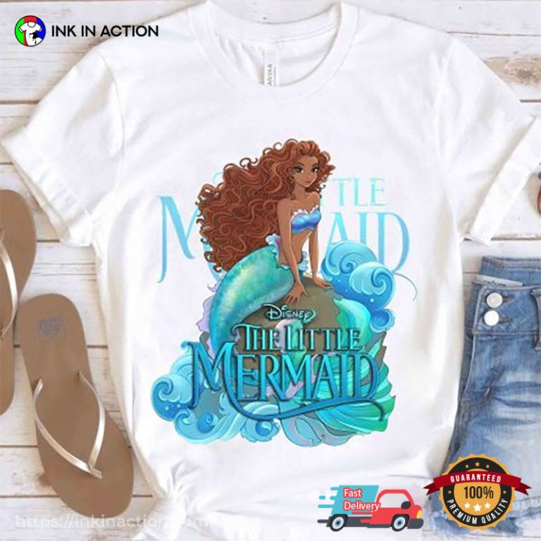 Ariel Black Disney The Little Mermaid Live Action 2023 Shirt - Print ...