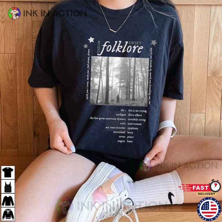 Folklore Tracklist, Folklore - Album by Taylor Swift Comfort Colors ...