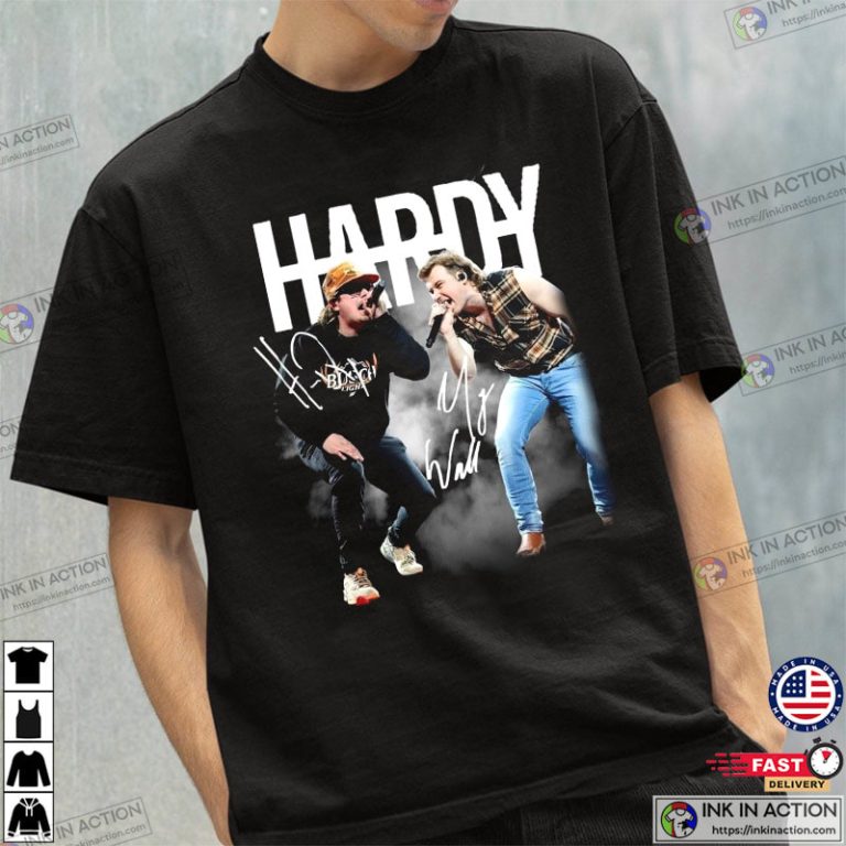 Hardy And Morgan Wallen, Hardy Tour 2023 Unisex T-shirt - Print your ...
