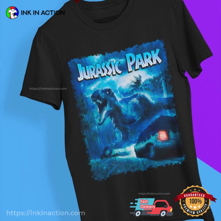 Best Scence Dinosaur T-rex Jurassic Park Vintage Shirt - Print your ...