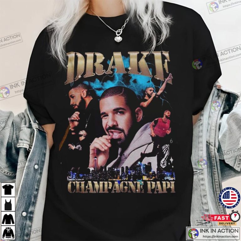 Drake Champagne Papi T-Shirt Drake Merchandise - Print your thoughts ...