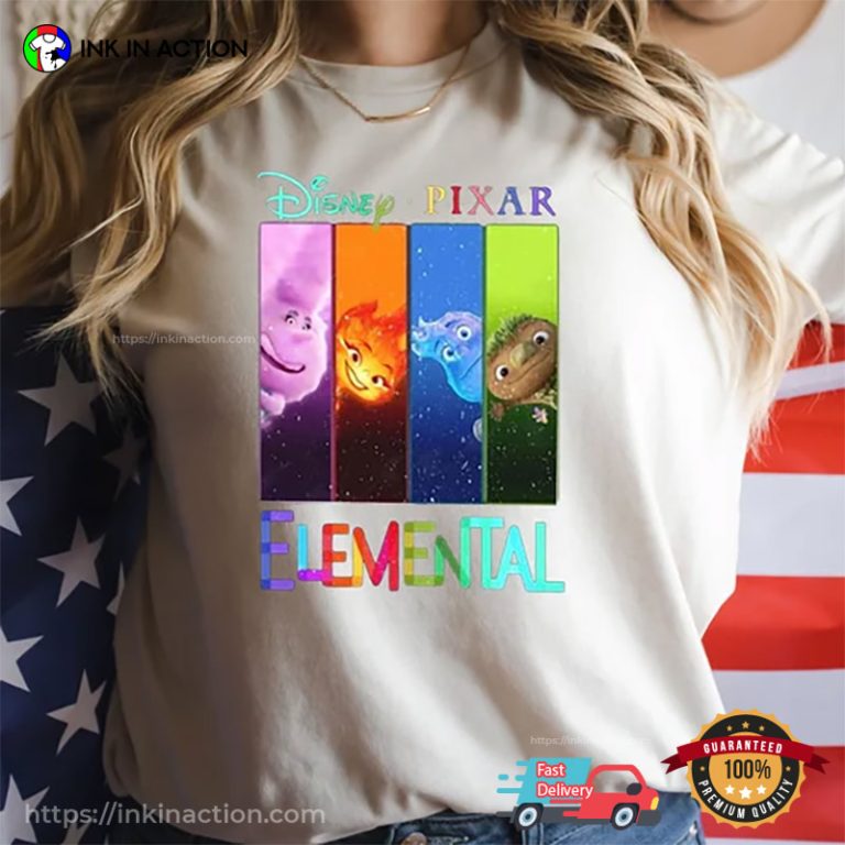 Ember Wade Clod Grale Elemental Disney Shirt Disney Pixar Merch - Print ...