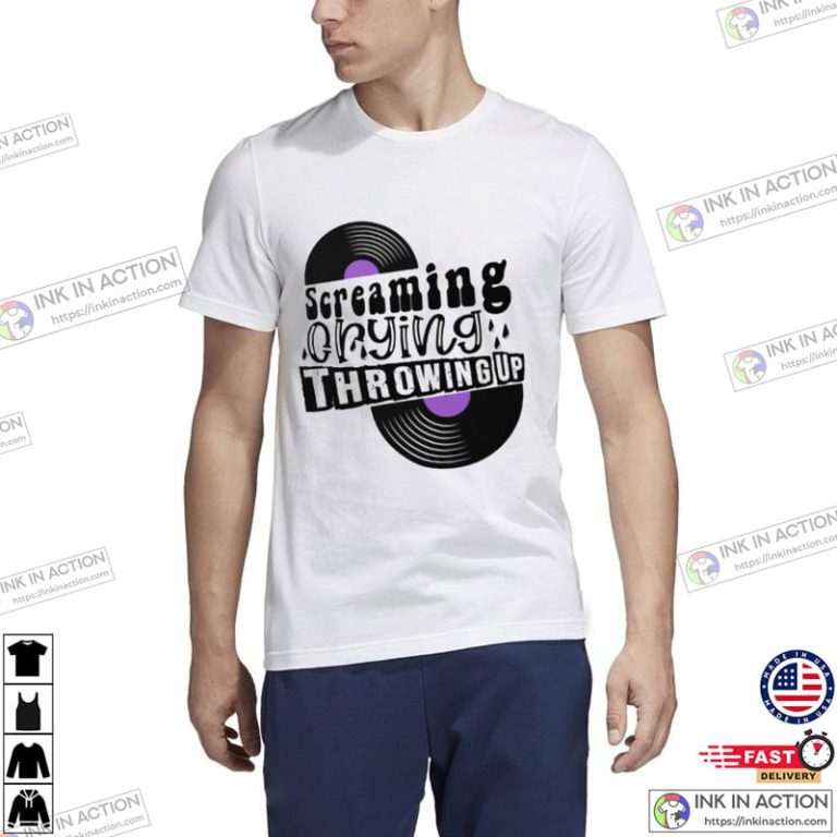 Screaming Crying Throwing Up Shirt, Taylor's Version Album Merch ...