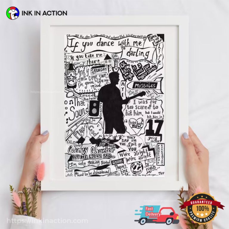 Sam Fender Lyrics Wall Poster - Print your thoughts. Tell your stories.