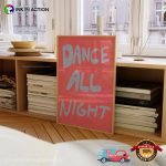 Dance All Night’ Poster, Typography Art Poster - Print your thoughts ...
