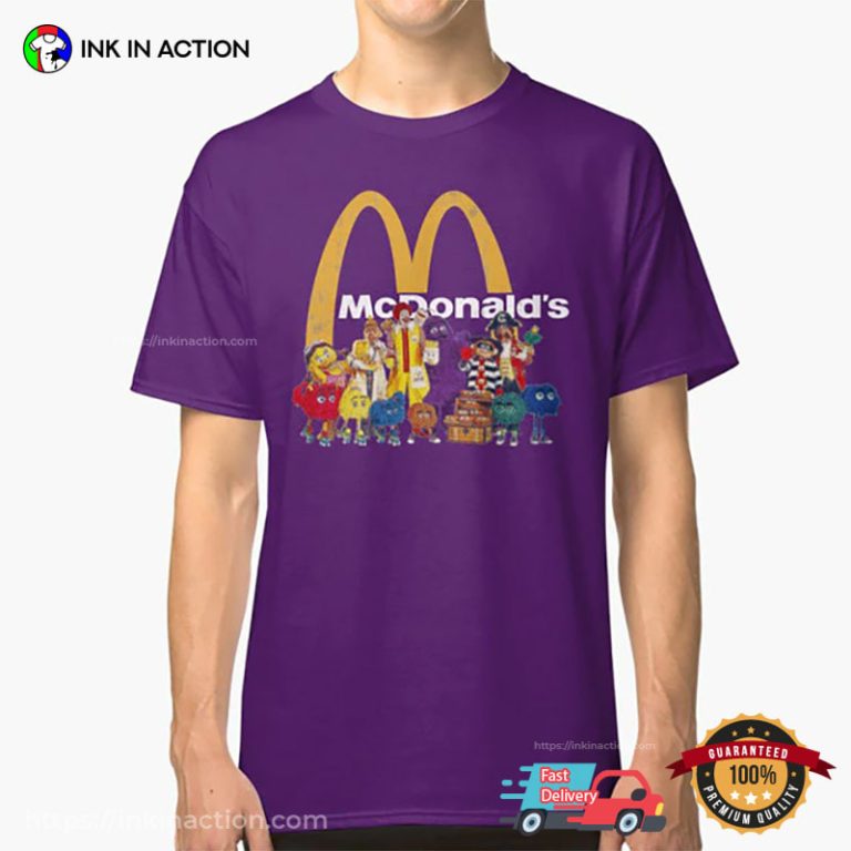 Hamburglar Grimace And McDonald's Pals T-shirt - Print your thoughts ...