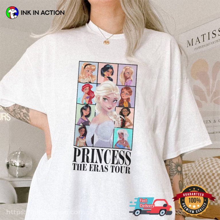 Taylor Swift Eras Tour Shirt Princess Eras Tour T-Shirt - Print your ...