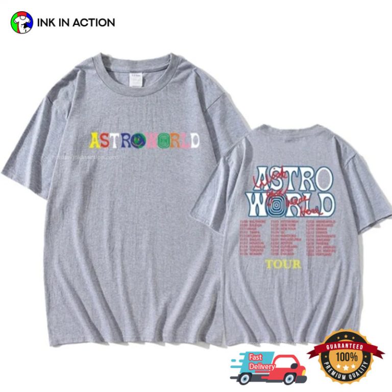 Astroworld Rapper Travis Scott Tour Shirt, Astroworld Merch - Print ...