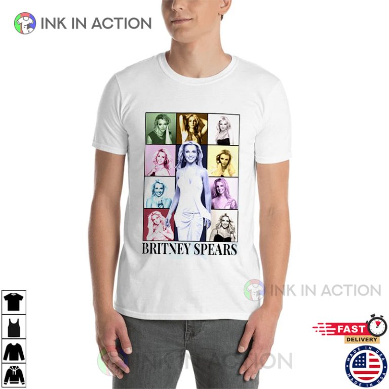 Vintage Memorial Britney Spears Pics Eras Style Shirt - Print your ...