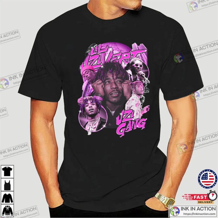 Vintage Lil Uzi Vert Pink Tape Merch T-Shirt - Print your thoughts ...