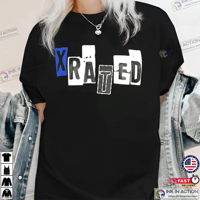 X-Rated Design Tee - Print your thoughts. Tell your stories.