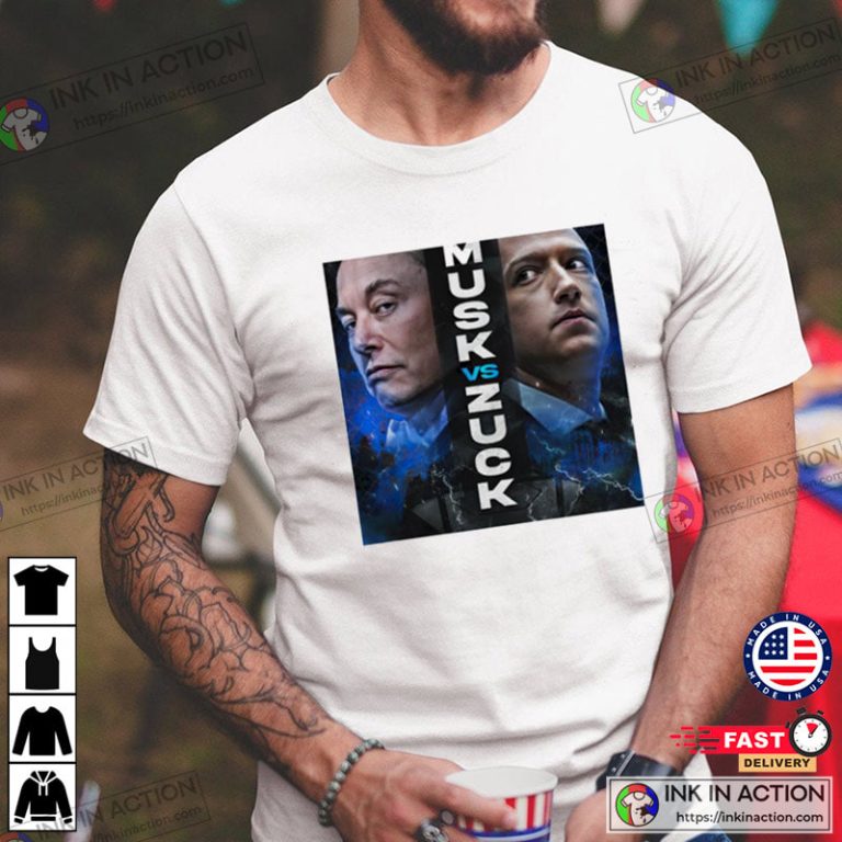 Elon Musk VS Mark Zuckerberg, Elon Musk Twitter Today T-shirt - Print ...