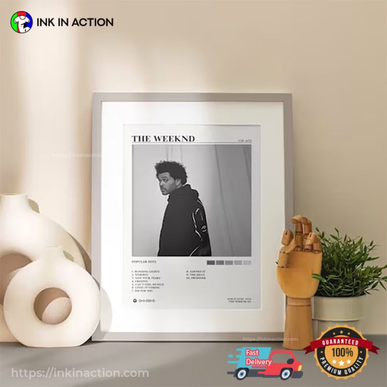 The Weeknd Most Popular Songs Poster - Print your thoughts. Tell your ...
