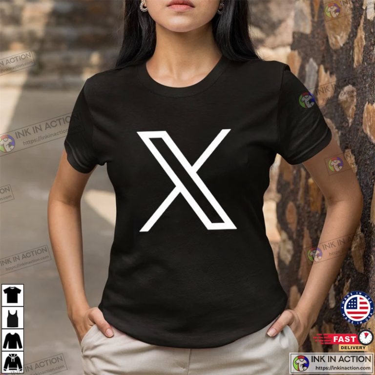Twitter X New Logo 2023 Rebrand Shirt - Print your thoughts. Tell your ...