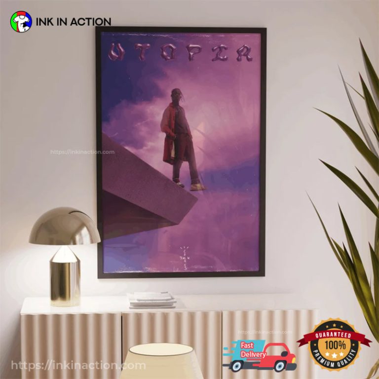 Utopia Travis Rapper Wall Art Poster - Print your thoughts. Tell your ...