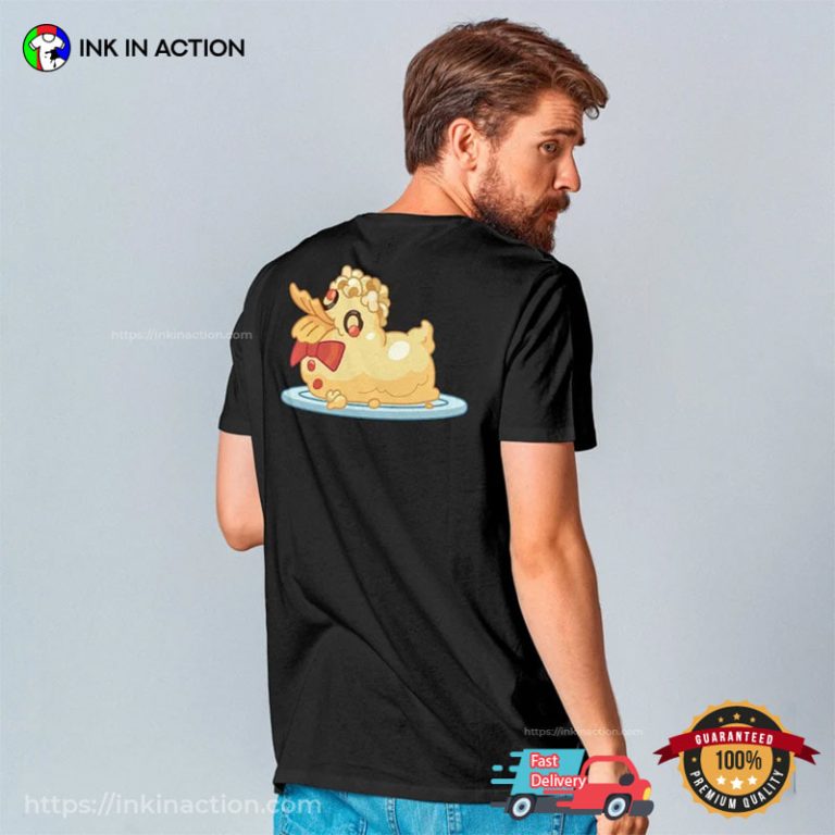 Bluey Duck Cake Adult T-Shirt - Print your thoughts. Tell your stories.