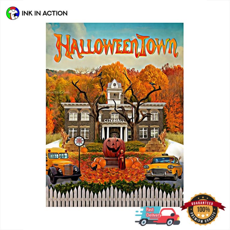 HalloweenTown Inspired By The Disney Channel Original Movie Poster ...
