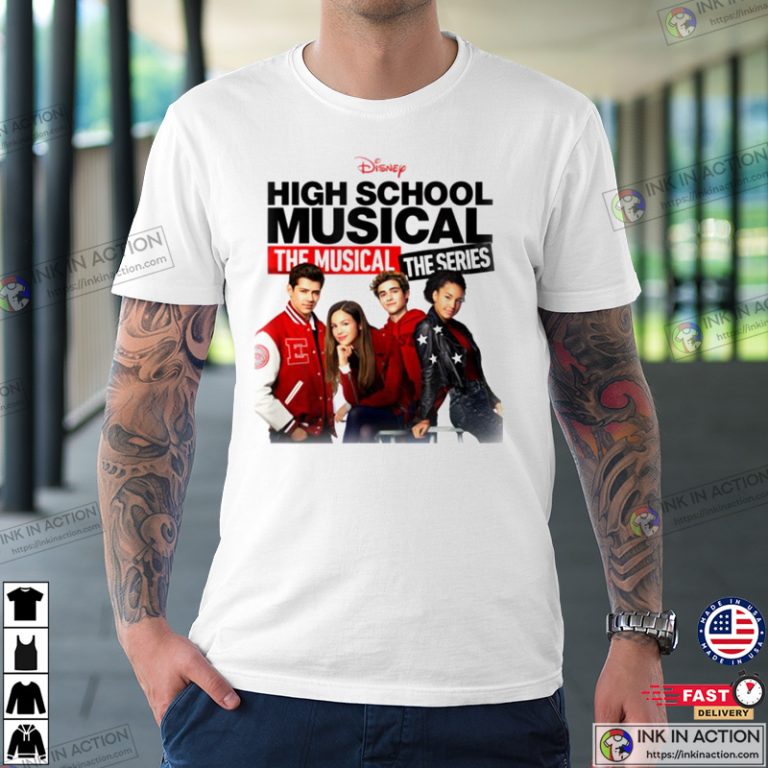 HSMTMTS Disney High School Musical The Musical Series Shirt - Print ...