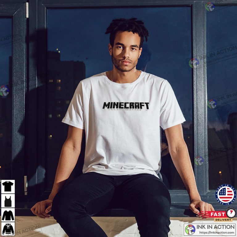 Retro Minecraft Logo T-Shirt - Print your thoughts. Tell your stories.