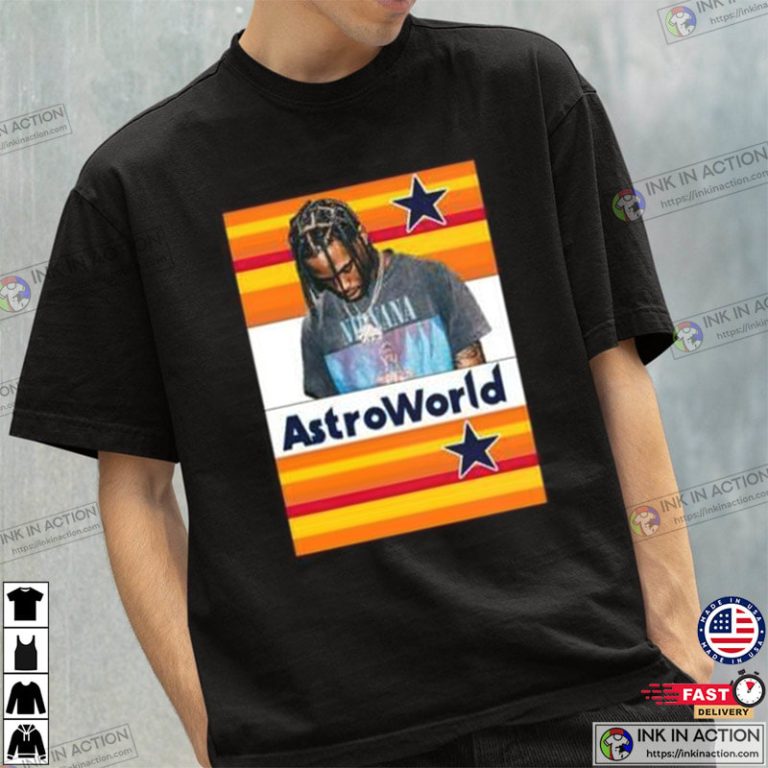 Travis Scott Astroworld T-shirt - Print your thoughts. Tell your stories.
