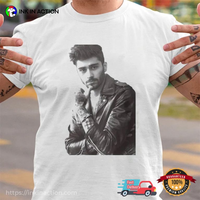 Zayn Malik One Direction Portrait T-shirt - Print your thoughts. Tell your stories.