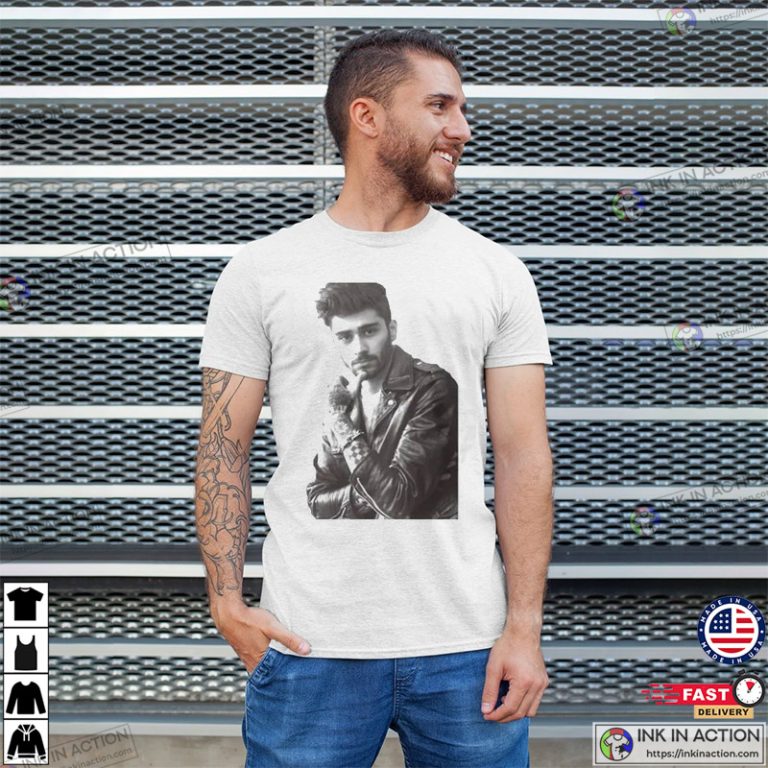 Zayn Malik One Direction Portrait T-shirt - Print your thoughts. Tell your stories.