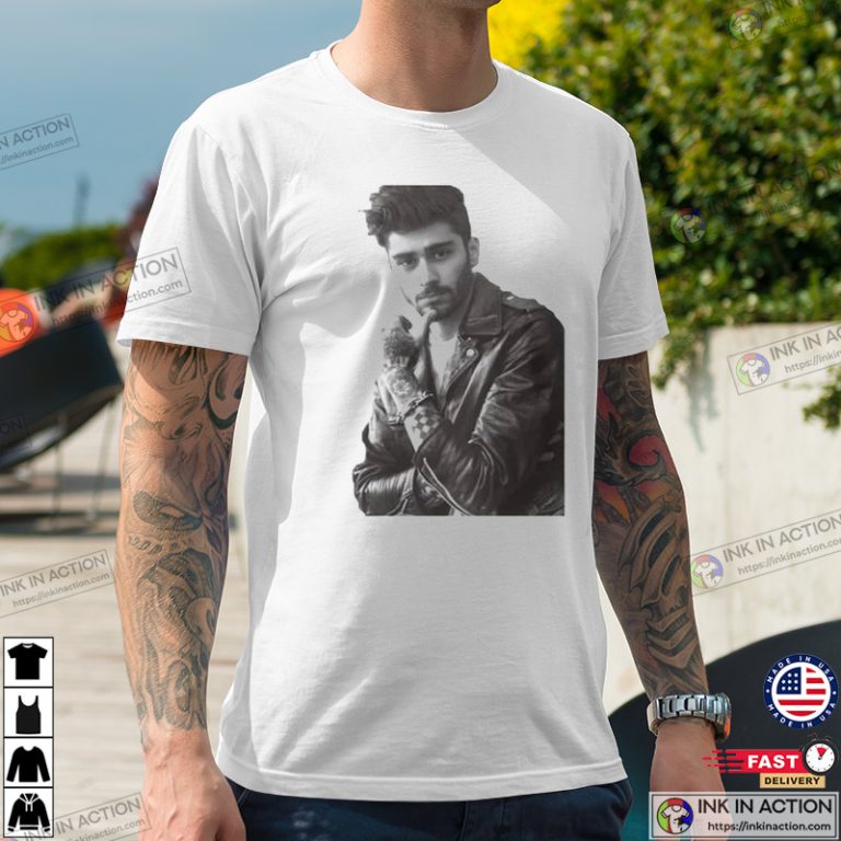 Zayn Malik One Direction Portrait T-shirt - Print your thoughts. Tell your stories.