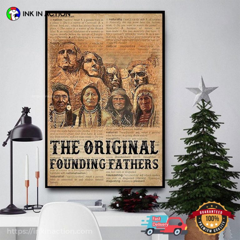 California Native American Tribes The Original Founding Fathers Poster ...