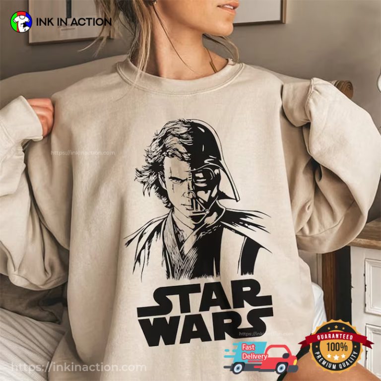 Disney Star Wars, Anakin Skywalker Becomes Darth Vader Comfort Colors ...