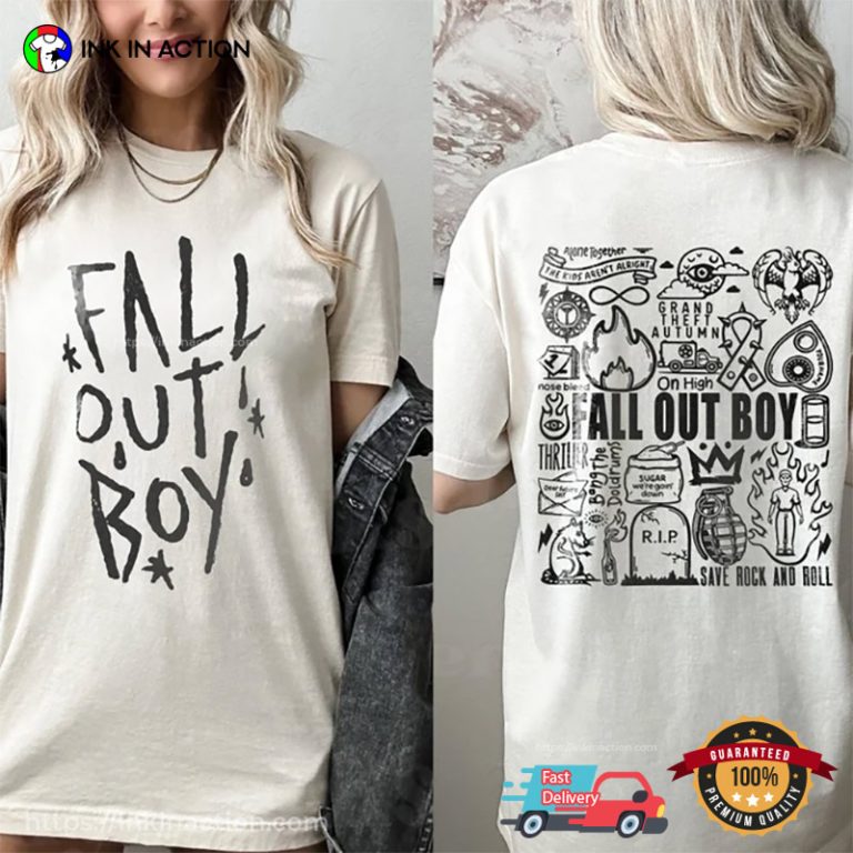 Fall Out Boy Concert 2023, Fall Out Boy Band Merch - Print your ...