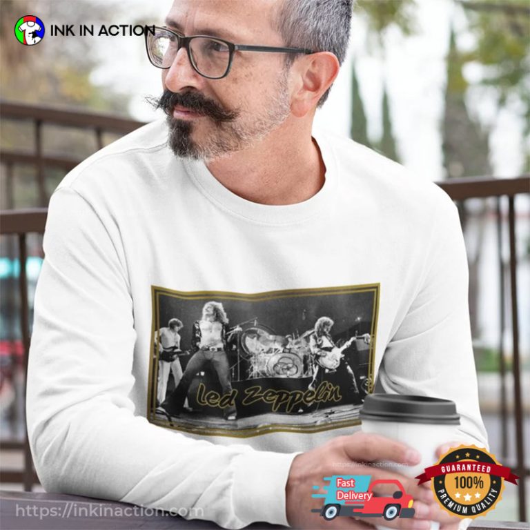 Led Zeppelin Boy Band Rock Star 80s T-shirt - Print your thoughts. Tell ...
