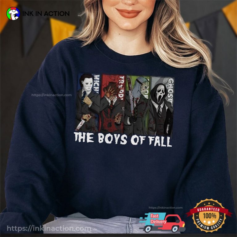 The Boys Of Fall Horror Ghost Scream Halloween Party Tee - Print your ...