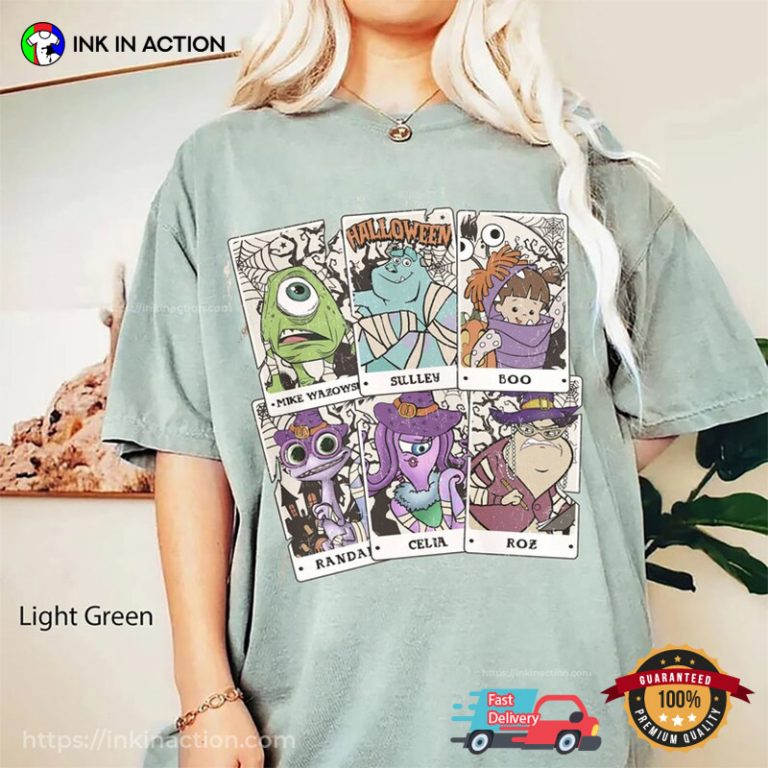 Vintage Monster Tarot Comfort Colors Shirt, Monsters Inc Merch - Print ...