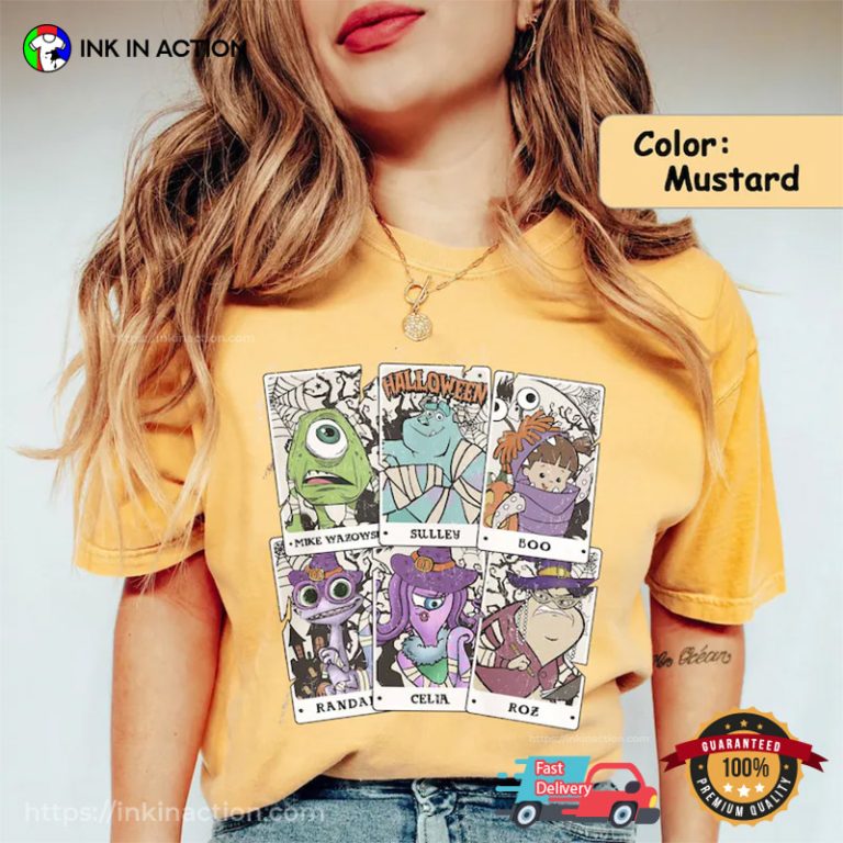 Vintage Monster Tarot Comfort Colors Shirt, Monsters Inc Merch - Print ...