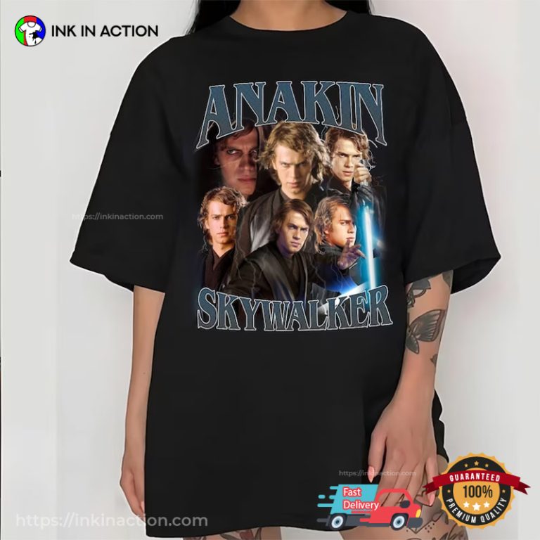 Anakin Skywalker Starwars Design Graphic Tee - Print your thoughts. Tell your stories.