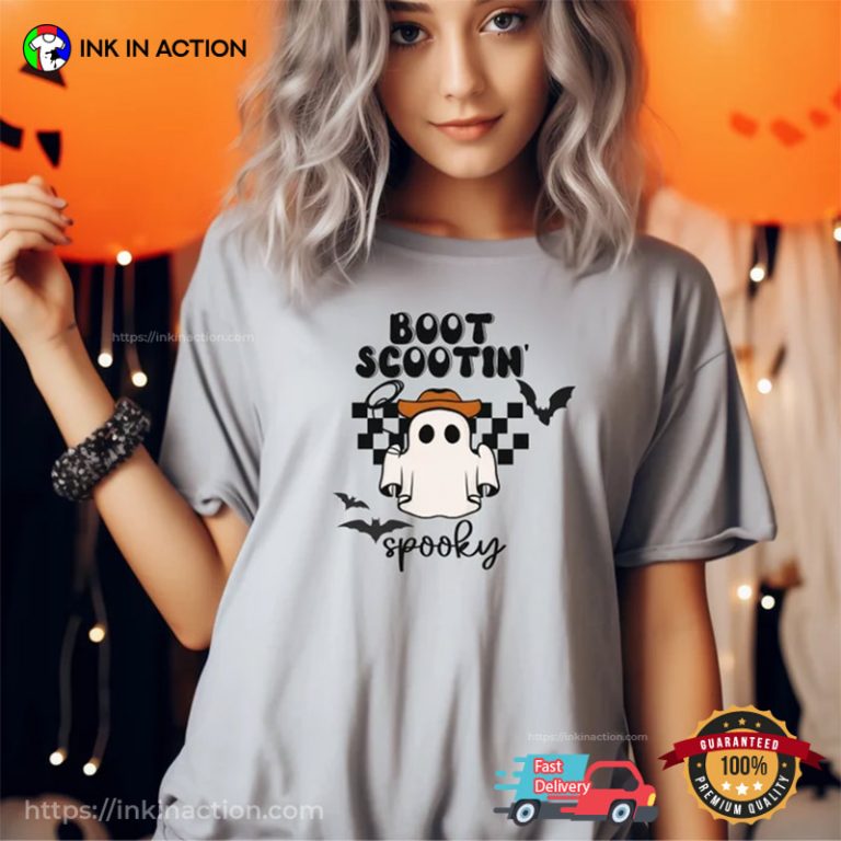 Boot Scootin Spooky, Halloween Horror Shirt - Print your thoughts. Tell ...