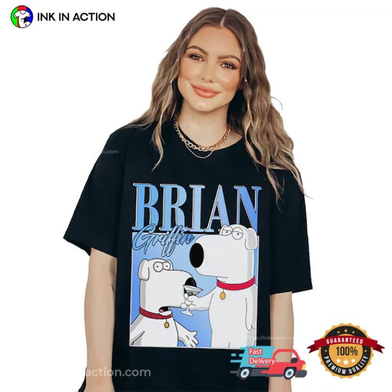 Brian Griffin, Seth Macfarlane Family Guy T-shirt - Print your thoughts ...