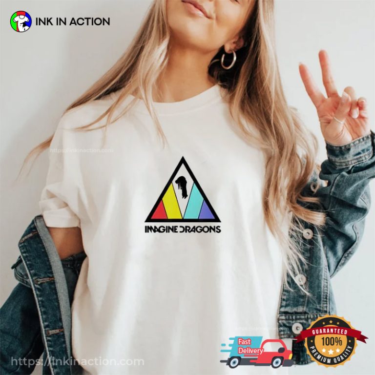 Imagine Dragons Tours 2023 Triangle Logo T-Shirt - Print your thoughts ...