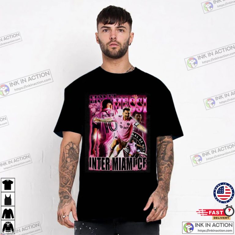 Lionel Messi Inter Miami Graphic T-shirt - Print your thoughts. Tell ...