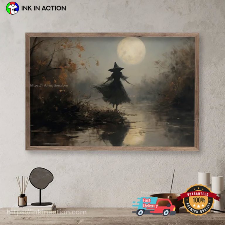 Halloween Swamp The Witch Poster - Print your thoughts. Tell your stories.