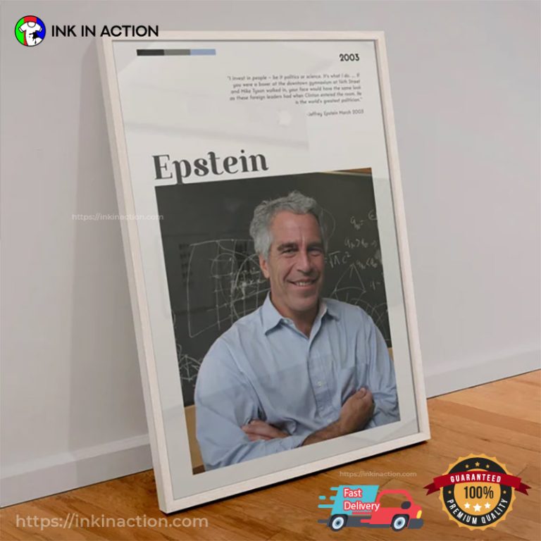 Jeffrey Epstein Criminal Quote Mugshot Poster - Print your thoughts ...