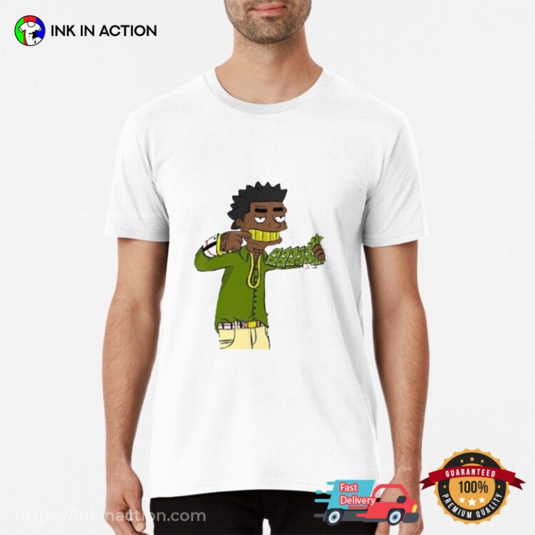 Kodak Black The RAPPER Animation Premium T-Shirt - Print your thoughts ...