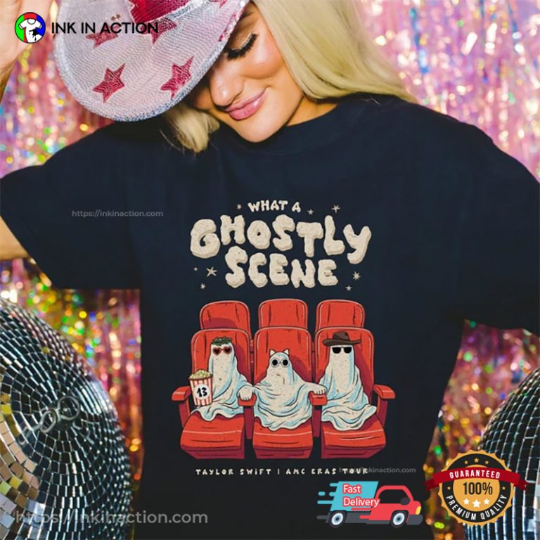 Taylor Swift Eras Tour Ghostly Scene Comfort Colors Tee - Print your ...