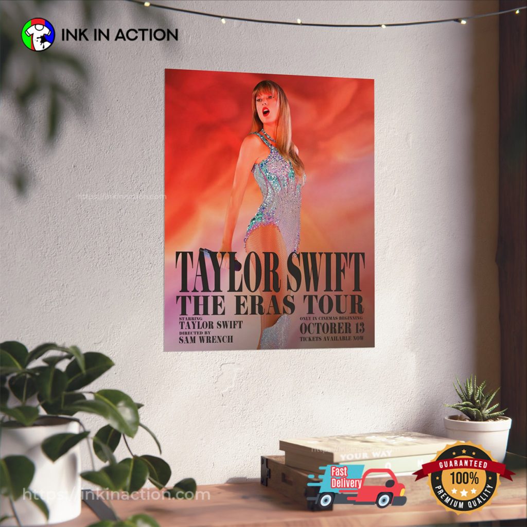 The Era Tour Taylor Swift Concert Film Poster - Print your thoughts ...