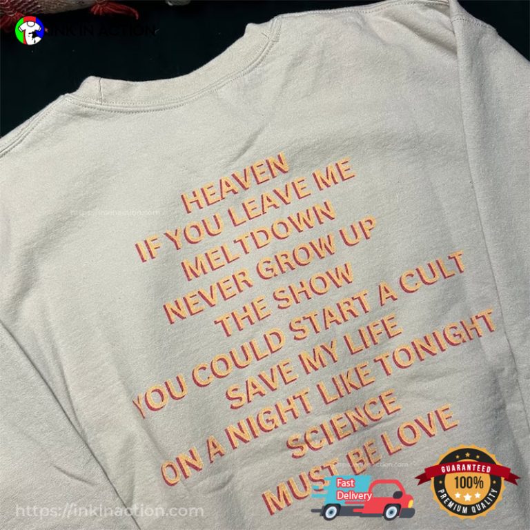 The Show Tracklist Niall Horan Concert 2 Sided T-shirt - Print your ...