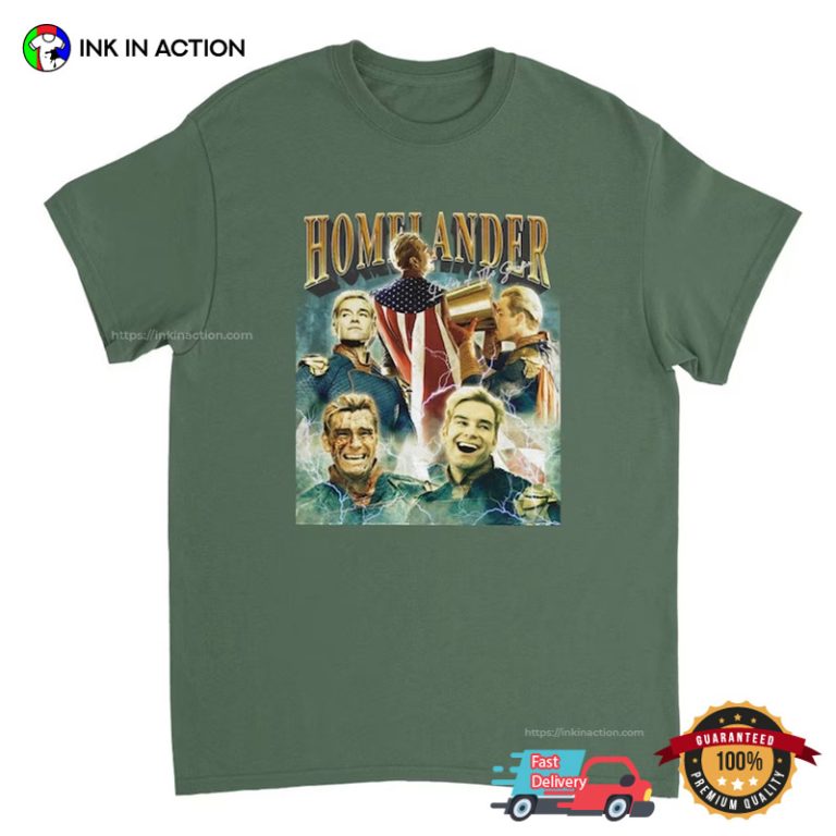 Homelander The Boys Collage Vintage T-Shirt - Print your thoughts. Tell ...